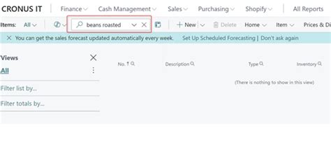 D365 Business Central New Search Capability