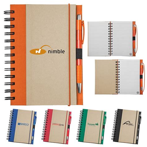 Recycled Notebook With Translucent Pen Promorx