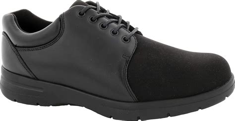 Drew Mens Drifter Black Leatherstretch Casual Shoe 7