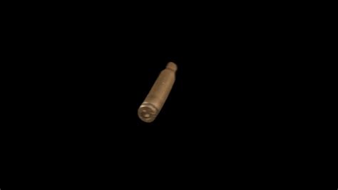 308 Brass Shell Realistic Grunge Bullet Stock Footage Sbv 348394790