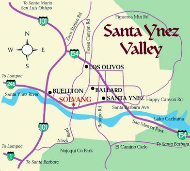 Santa Barbara Wineries Map