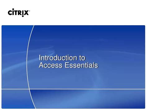 ppt introduction to access essentials powerpoint presentation free