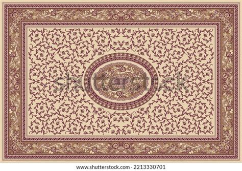 Persian Rugs Hand Made Classsical Design Stock Illustration 2213330701
