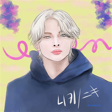 Artstation Niki 니키 ニキenhypen엔하이픈 Fanart Made In Krita