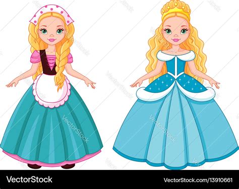 Cinderella Royalty Free Vector Image Vectorstock