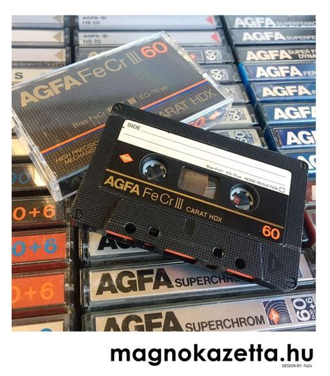 Agfa Fecriii 60 Audio Cassette Tapes