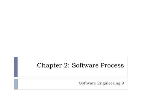 ppt chapter 2 software process powerpoint presentation free download id 1663894