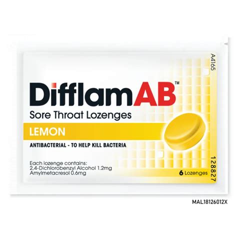 Difflam Ab Lozenges Lemon 6s Shopee Malaysia