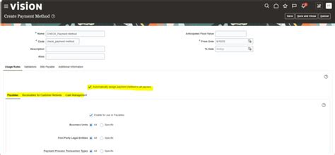 Payment Setups In Oracle Fusion Fusionerplabs Oracle Fusion Erp