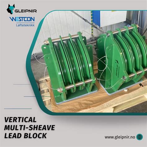 Gleipnir On Linkedin Vertical Multi Sheave Lead Block Westcon