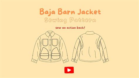 Baja Barn Jacket Sewing Pattern Etsy