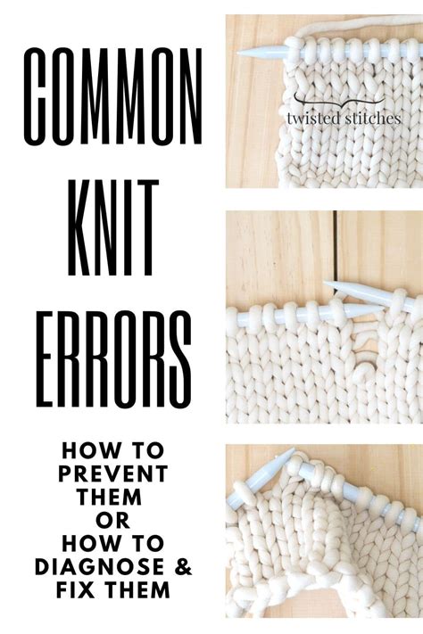 Common Knit Errors Prevent And Fix · Nourish And Nestle
