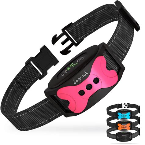 Dogrook Rechargeable Dog Bark Collar No Shock Dog Training Smart