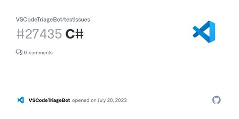 C · Issue 27435 · Vscodetriagebottestissues · Github
