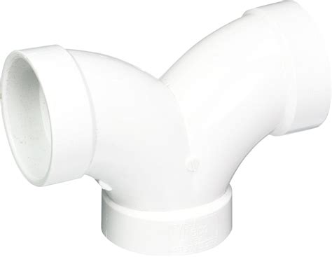 Canplas 193724 Pvc Dwv 2 Way Cleanout Ftg White Pipe Fittings
