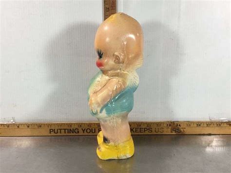 Vintage Chalkware Blushing Doll Sherwood Auctions