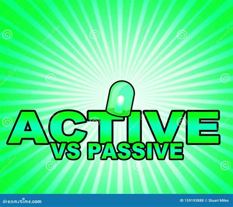 Passive Or Active Words Mean Aggressive Energetic Action 3d