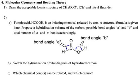Text Molecular Geometry And Bonding Theory Draw The Acceptable Lewis