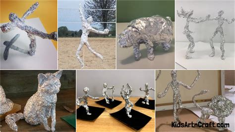 How To Make A Sculpture Out Of Tin Foil At Michele Bodden Blog