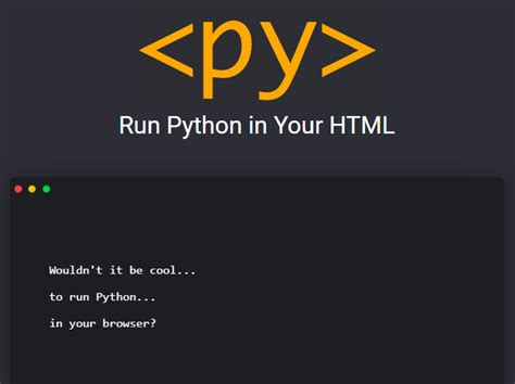 PyScript Führen Sie Python Code in Ihrem HTML Code aus Dr Ing Sorin Liviu Jurj