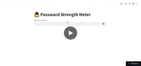 Python Streamlit Cybersecurity Passwordstrength Giaic Learning Muhammad Arsalan Khan