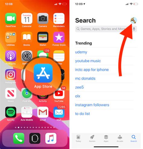 fix ios app store update tab missing on iphone and ipad