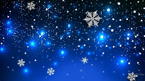 Artistic Blue Snowflake Symphony Hd Wallpaper By Madonna 1920x1080
