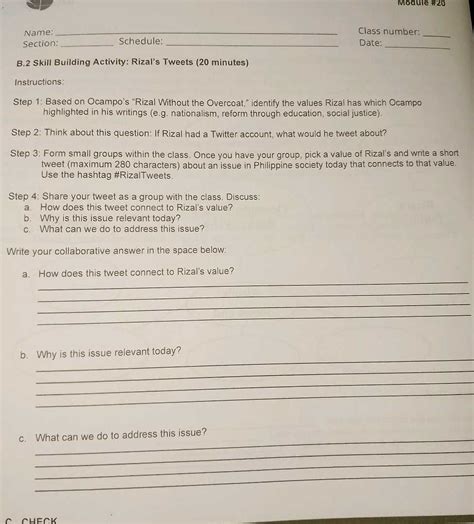 Module 20 Name Section Schedule Class Number Studyx