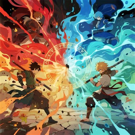 Free Elements In Conflict Image Elemental Magic Anime Download At