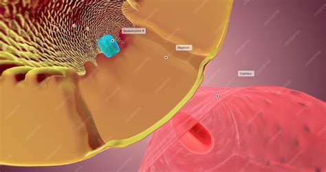 Premium Photo The Nephron Function Or Reabsorption