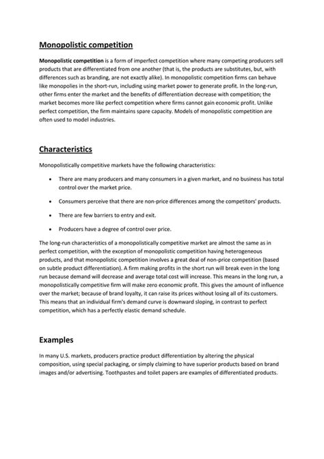 Market Structure Docx