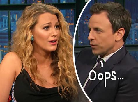 Another Awkward Blake Lively Interview Resurfaces This Time With Seth