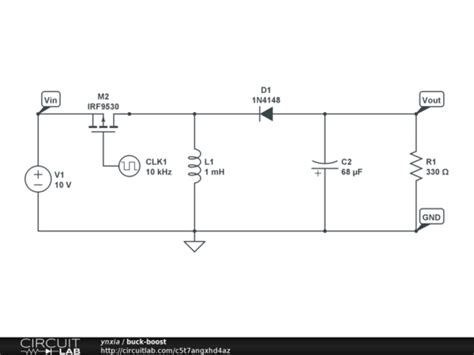 Buck Boost Circuitlab