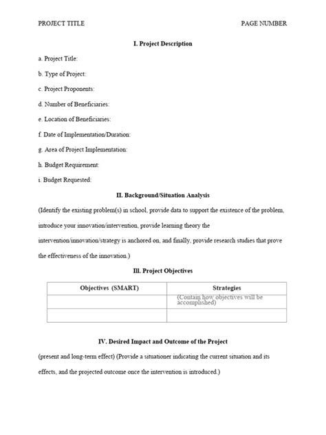 Innovation Proposal Pdf Innovation Business