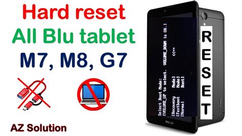 All Tablet Blu Hard Reset Hard Reset Blu Tablet YouTube