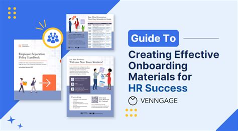 Guide To Creating Effective Onboarding Materials For Hr Success Venngage