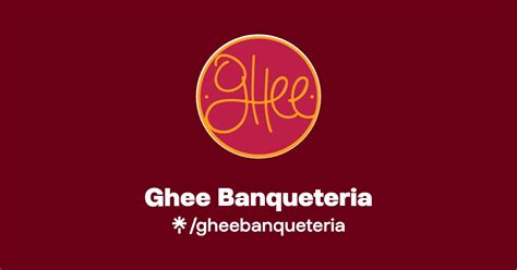 Ghee Banqueteria Instagram Linktree