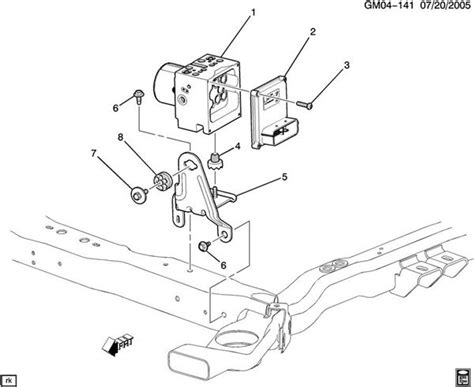 2006 Buick Lucerne Brake Line Diagram