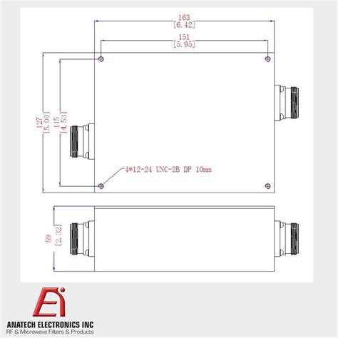 Anatech Single In Out Dual Band Cavity Filter 896 915 941 960 Mhz Control Synergy