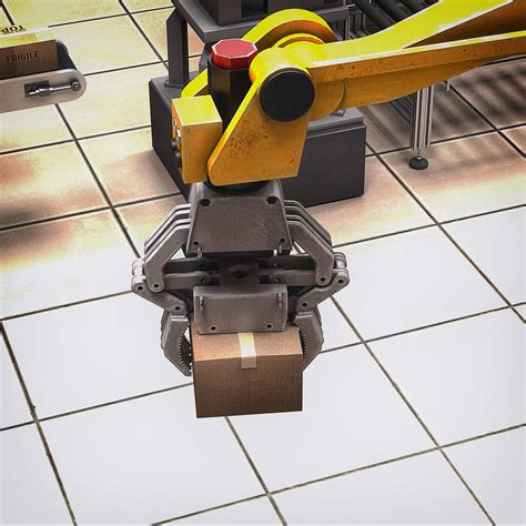 Automation Robotic Bag Palletizing Cell 3d Model 99 Obj Fbx Max Free3d