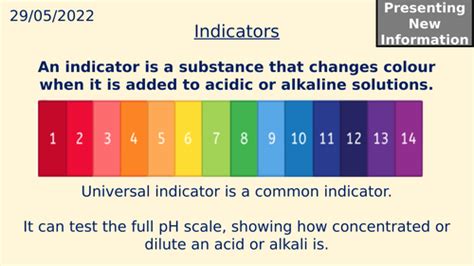 Universal Indicator Ks3 Teaching Resources