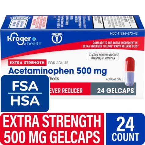 Kroger® Extra Strength Pain Reliever And Fever Reducer Acetaminophen
