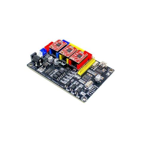 CNC Three Axis Stepper Motor Drive Controller Motherboard Compatible With Arduino Robo Nepal