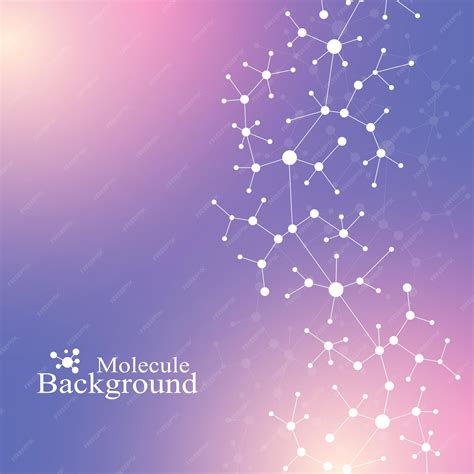 Premium Vector Modern Structure Molecule Dna Atom Molecule And