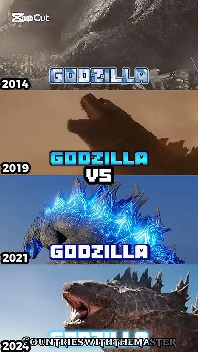 Godzilla 2014 Vs Godzilla 2019 Vs Godzilla 2021 Vs Godzilla Pre Evolved