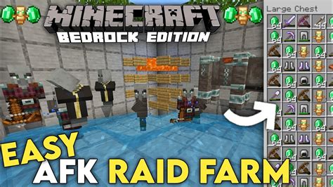 BEST 1.21 AFK RAID FARM Tutorial in Minecraft Bedrock (MCPE/Java/Xbox)KrishGamingSpot - YouTube