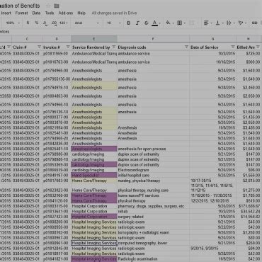 Sample EOB Tracking Spreadsheet Charles Jijon Sample EOB Tracking Spreadsheet Charles Jijon