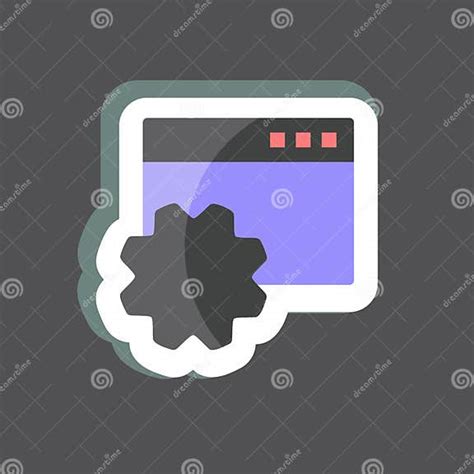 Sticker Browser Configurations Suitable For Programming Symbol Simple