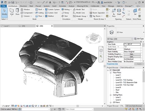 convert sketchup point cloud mesh to revit 3d object for documentation