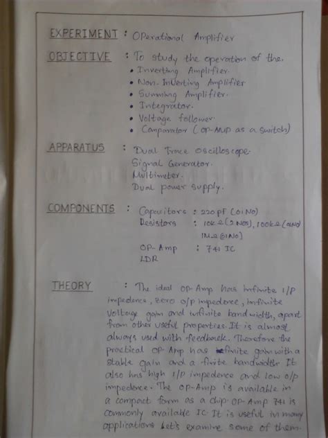 Engineering Practical Operational Amplifier